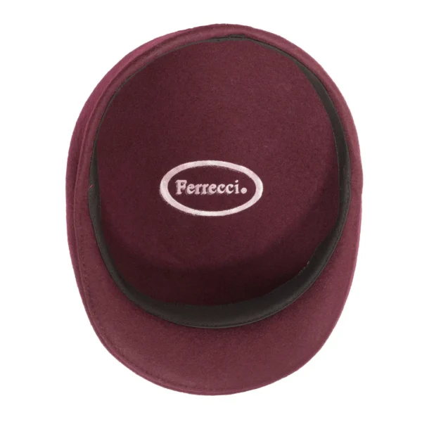 Classic Premium Wool Burgundy English Hat | Simply The Best